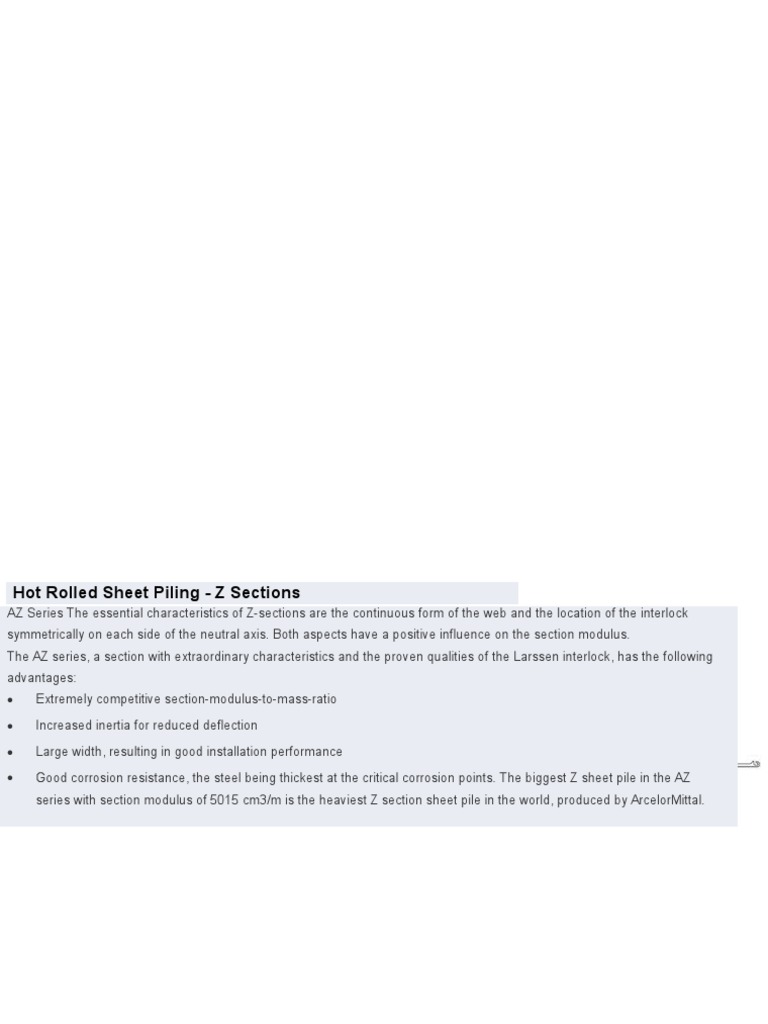 Sheet Piling | PDF | Horticulture And Gardening | Engineering