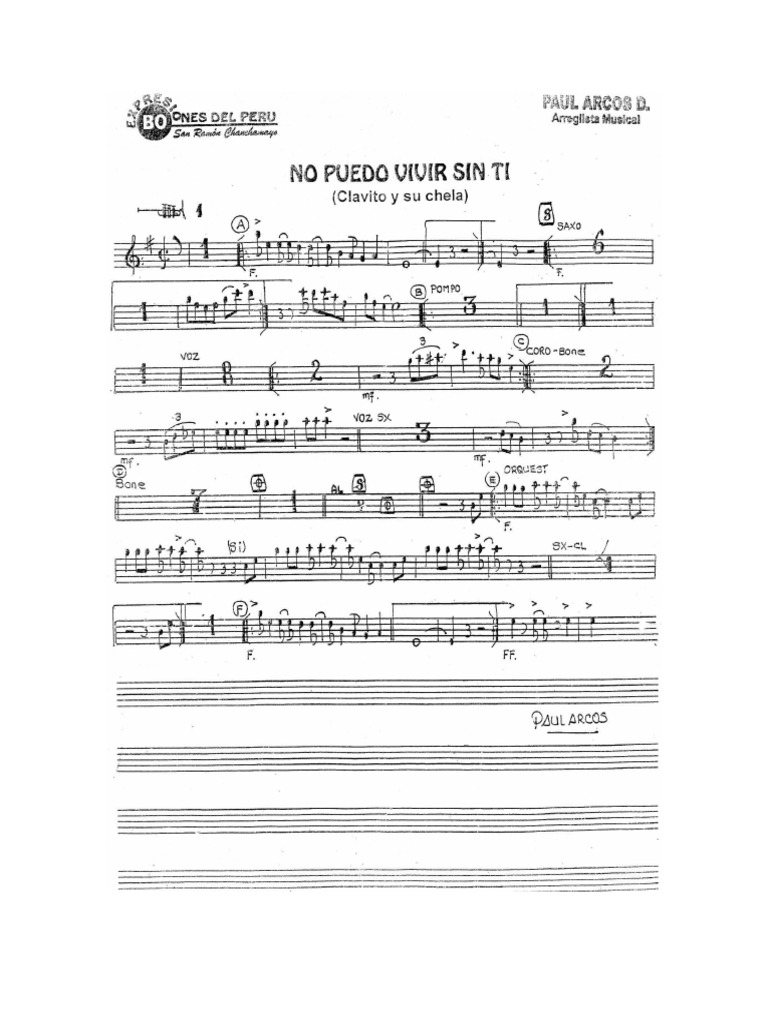 No Puedo Vivir Sin Ti | PDF