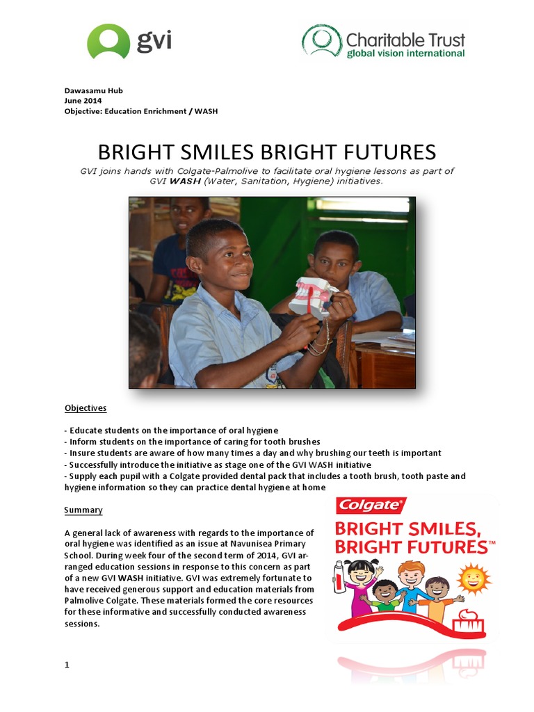 Bright Smiles Bright Futures | PDF | Human Tooth | Hygiene