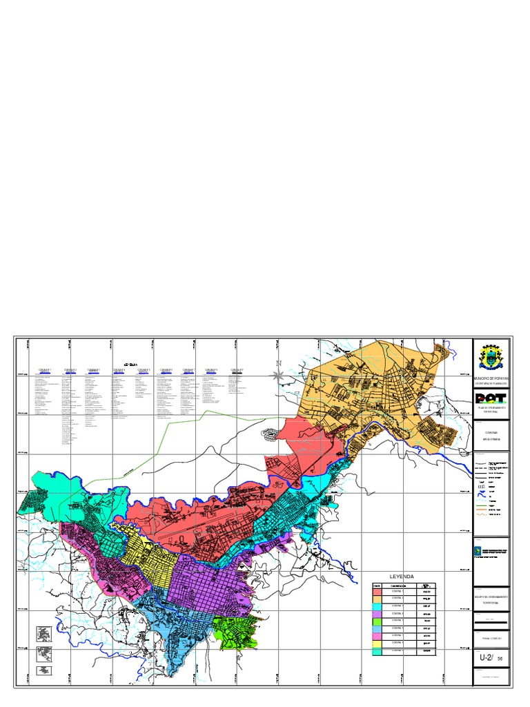Mapa de Comunas y Barrios de Popayán | PDF | Viajes y turismo
