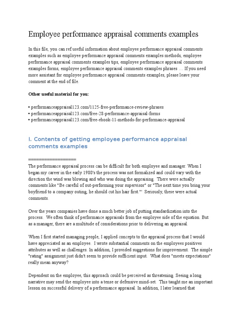 employee-performance-appraisal-comments-examples-performance