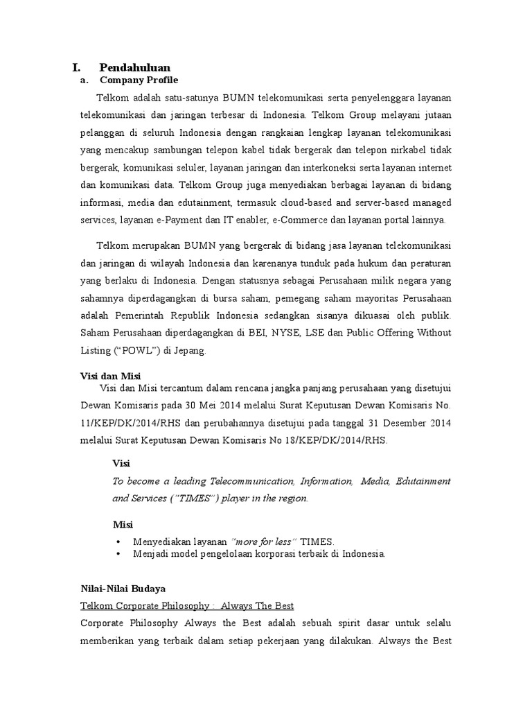 Proposal CSR TELKOM | PDF | Bisnis