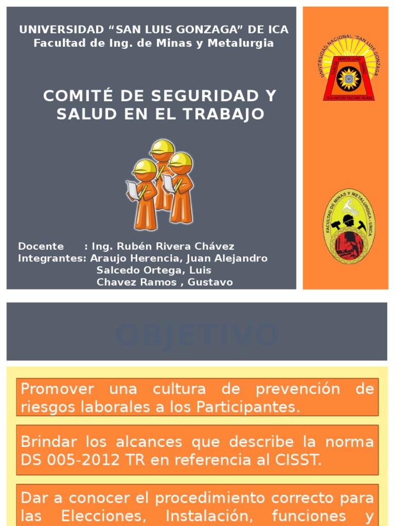 Comité de Seguridad y Salud en El Trabajo | PDF | La seguridad | Regulación
