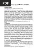 Nonaka, I. and Takeuchi, H. (1995) | PDF | Tacit Knowledge | Experience