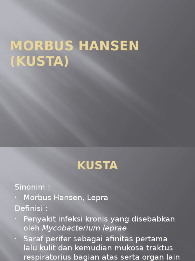 Morbus Hansen | PDF