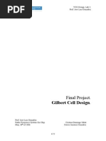 Design of Single and Double Balanced Gilbert Cell Mixer Using CMOS ...