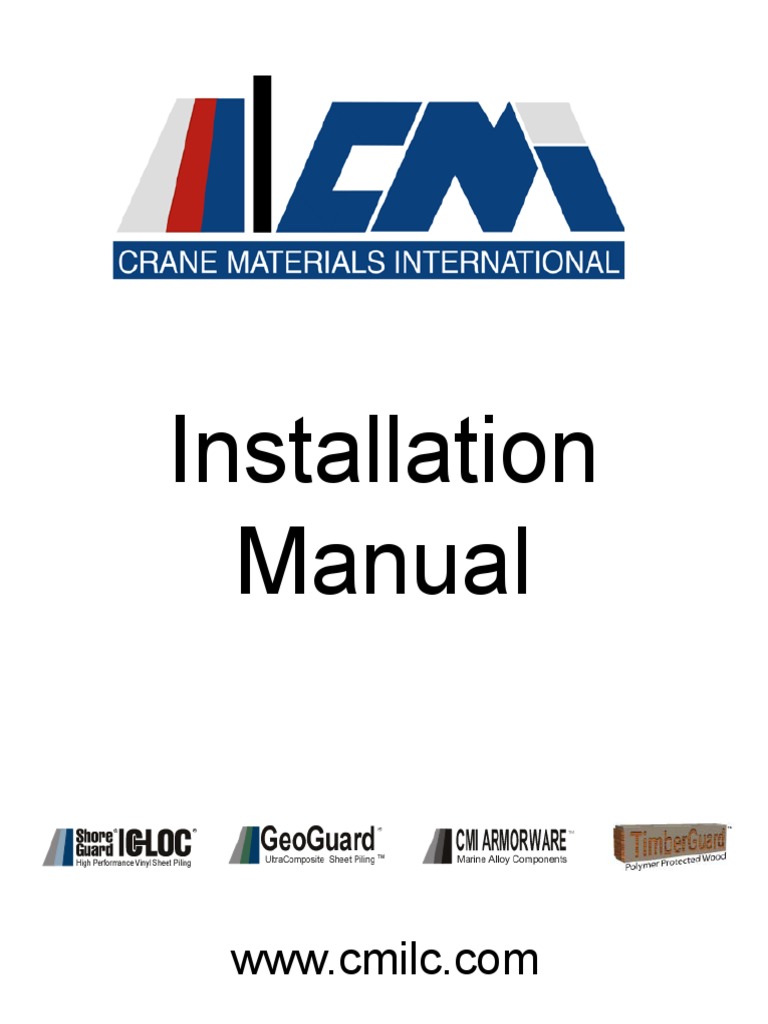 CMI - Installation Manual - Tie Rods | PDF | Drill | Screw