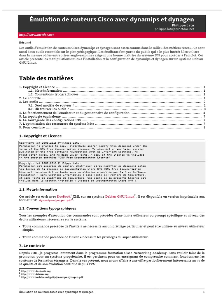 Dynamips-Dynagen 2 | PDF