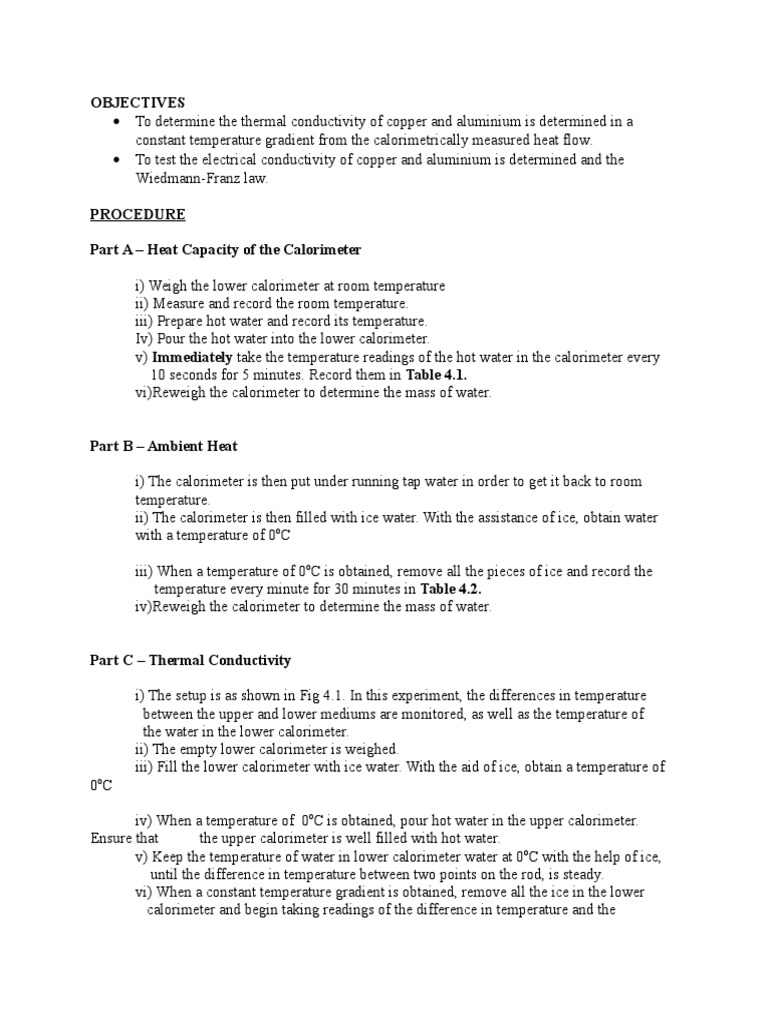 Thermal and Electrical Conductivity of Metals | PDF | Thermal ...