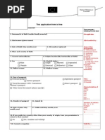 Portugal Schengen Visa Application Form | PDF | Travel Visa | Debit Card