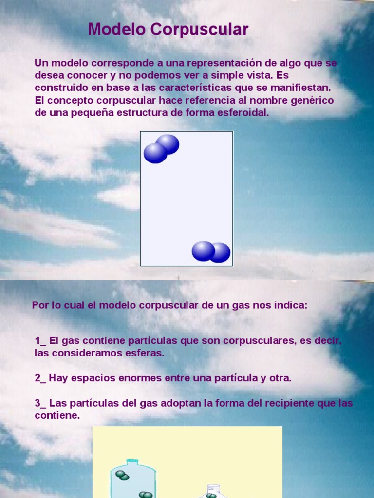 Modelo Corpuscular | Gases | Física Matemática