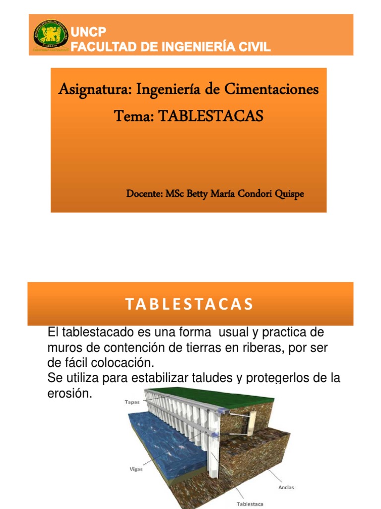 Tablestacado: Muros de Contención Efectivos | PDF | Hormigón ...