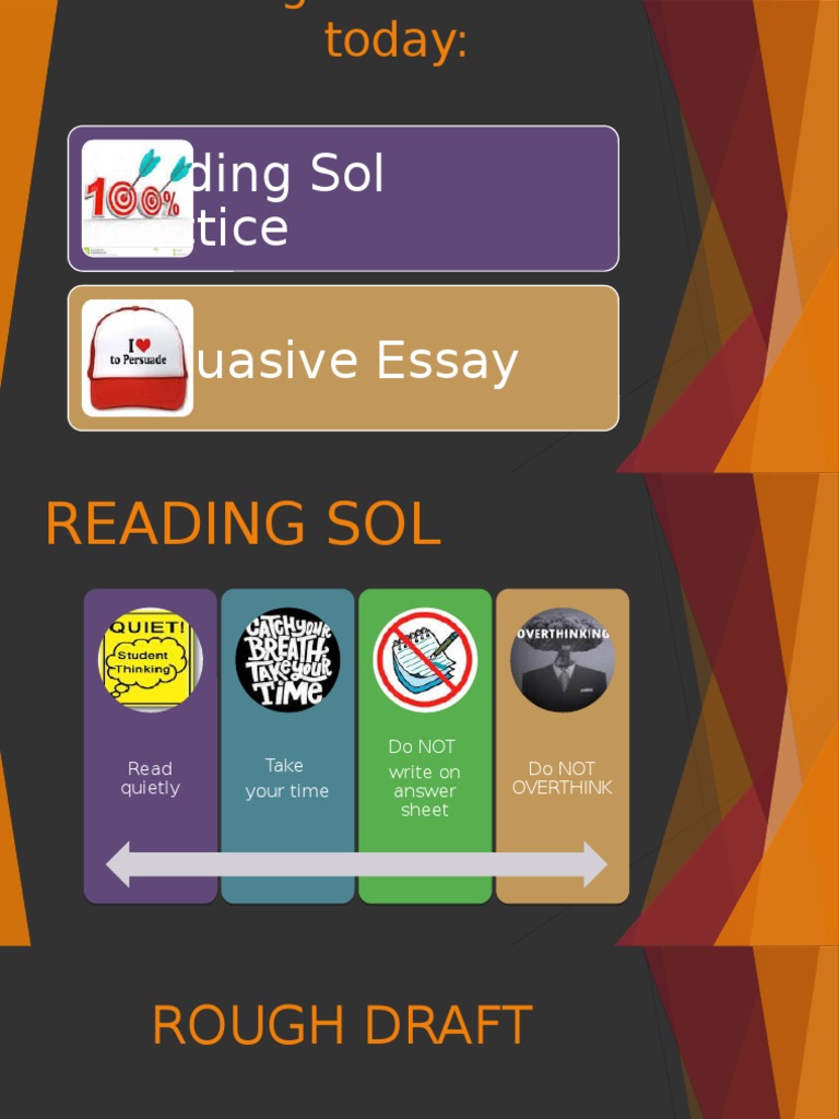 Reading Sol Practice Persuasive Essay | PDF