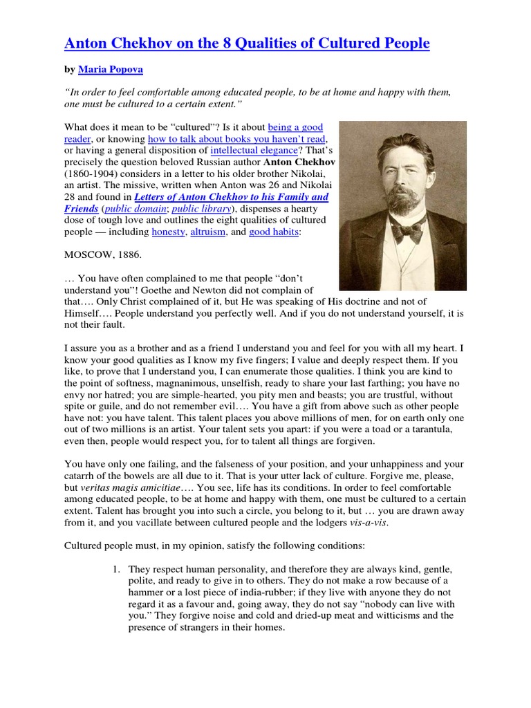 Cultured People | PDF