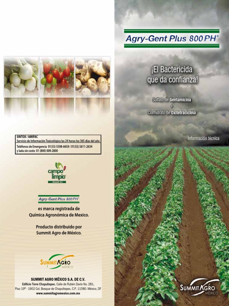 Agrygent Plus PDF | PDF | Las bacterias | Pseudomonas