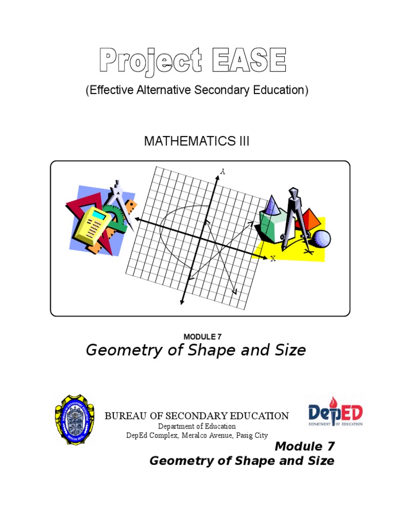 Module 7 - Geometry of Shape and Size 2 | PDF | Area | Surface Area