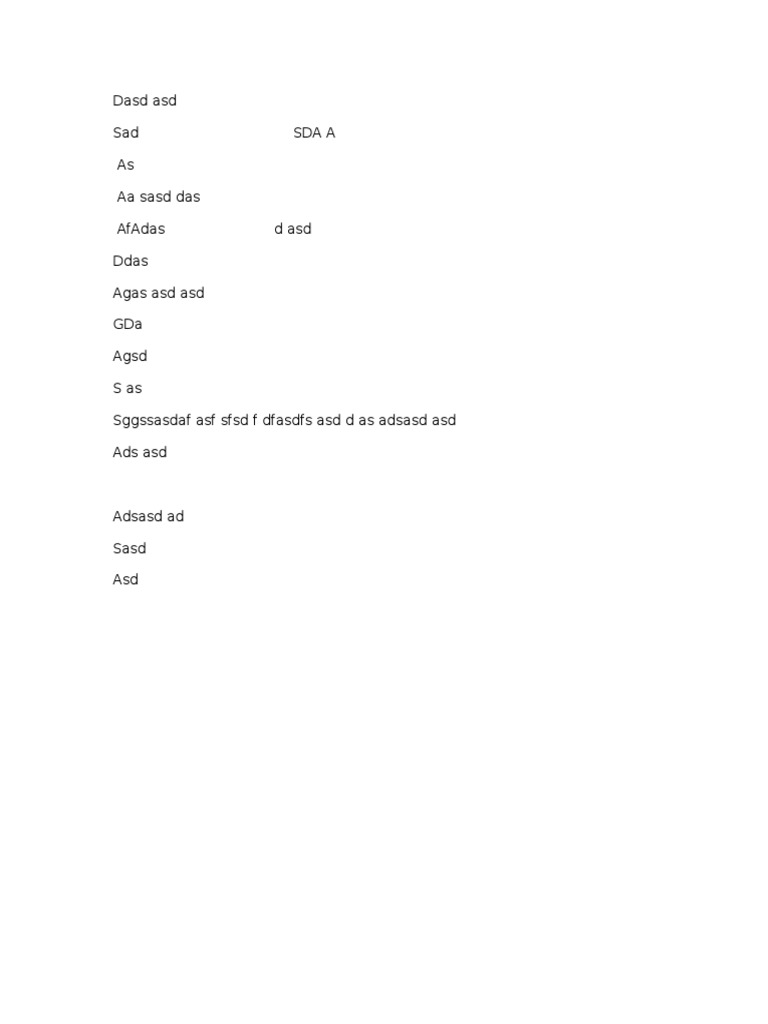 Dasd Asd Sad Sda A As Aa Sasd Das Afadas D Asd Ddas Agas Asd Asd Gda ...