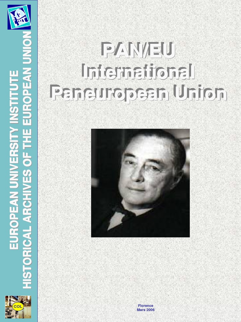 Pan Europa - Kalergi | PDF | Continental Unions | European Union