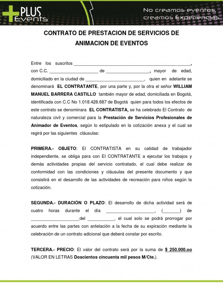 Formato de Contrato | PDF | Gobierno | Business