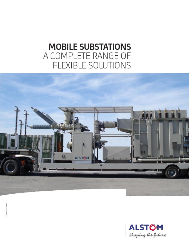 Alstom Mobile Substations Brochure | PDF