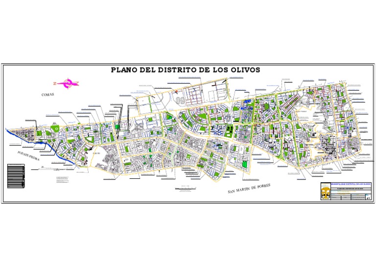Los Olivos Mapa | PDF | Naturaleza