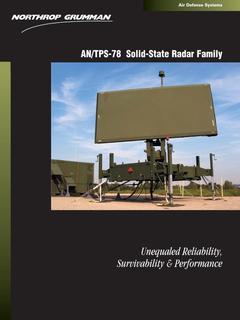 AN/TPS-78 Radar: Features & Benefits | PDF | Antenna (Radio) | Radar