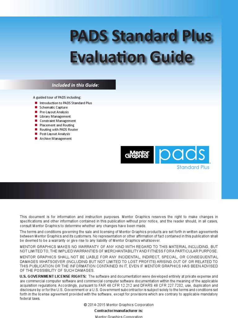 PADS Standard Plus Evaluation Guide | PDF | Icon (Computing) | Keyboard ...