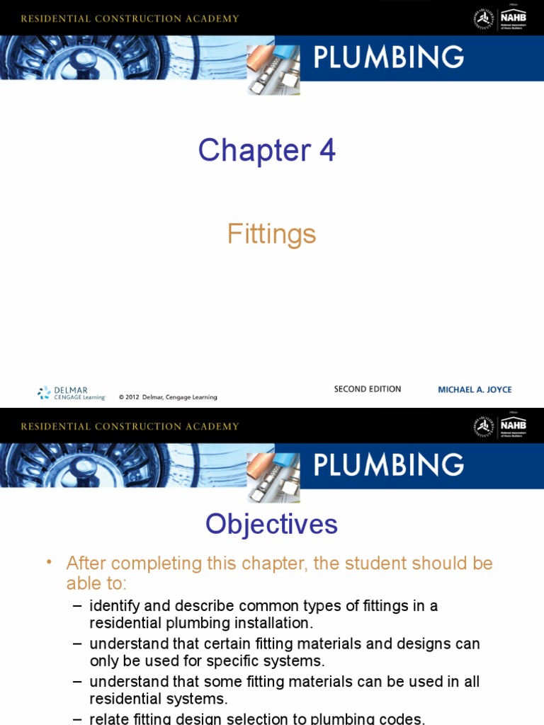 Chapter 4 Fittings | PDF | Plumbing | Pipe (Fluid Conveyance)