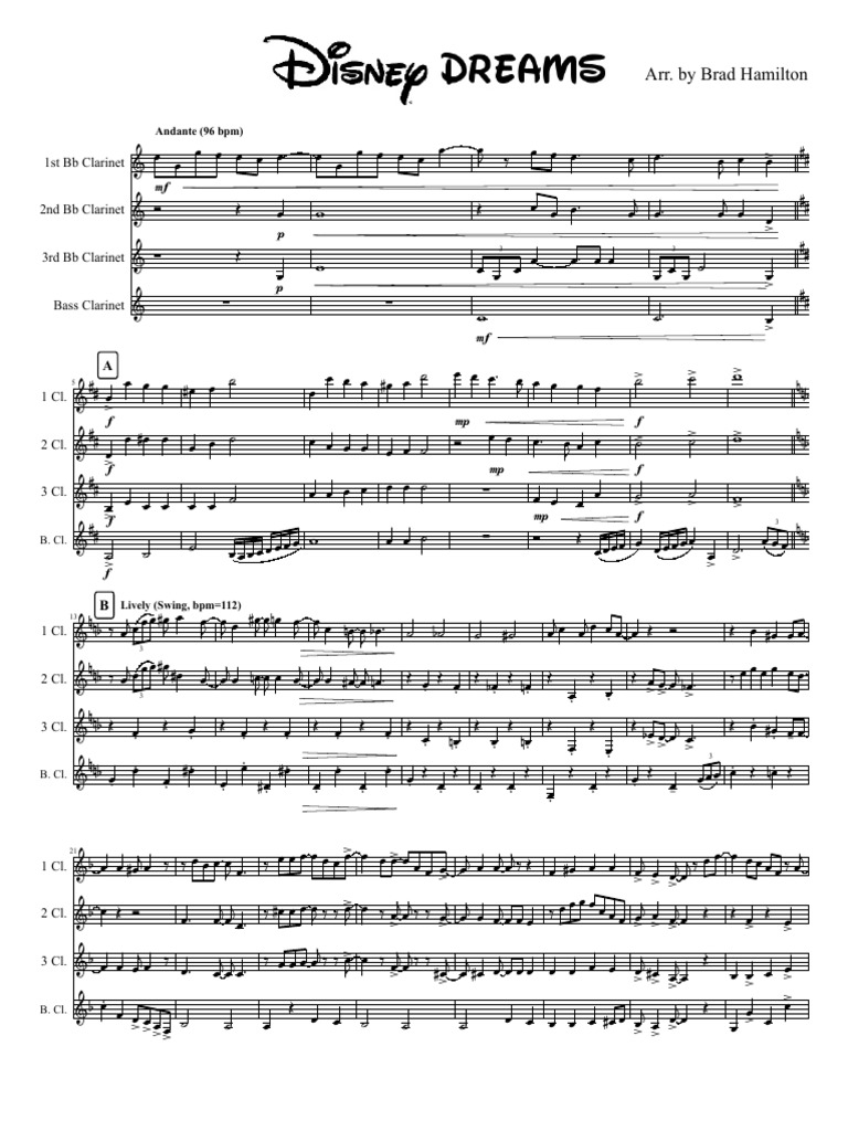 Disney Dreams Final Score | PDF