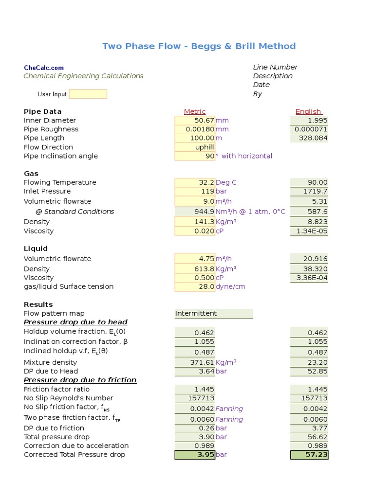 Two Phase Beggs Brill | PDF