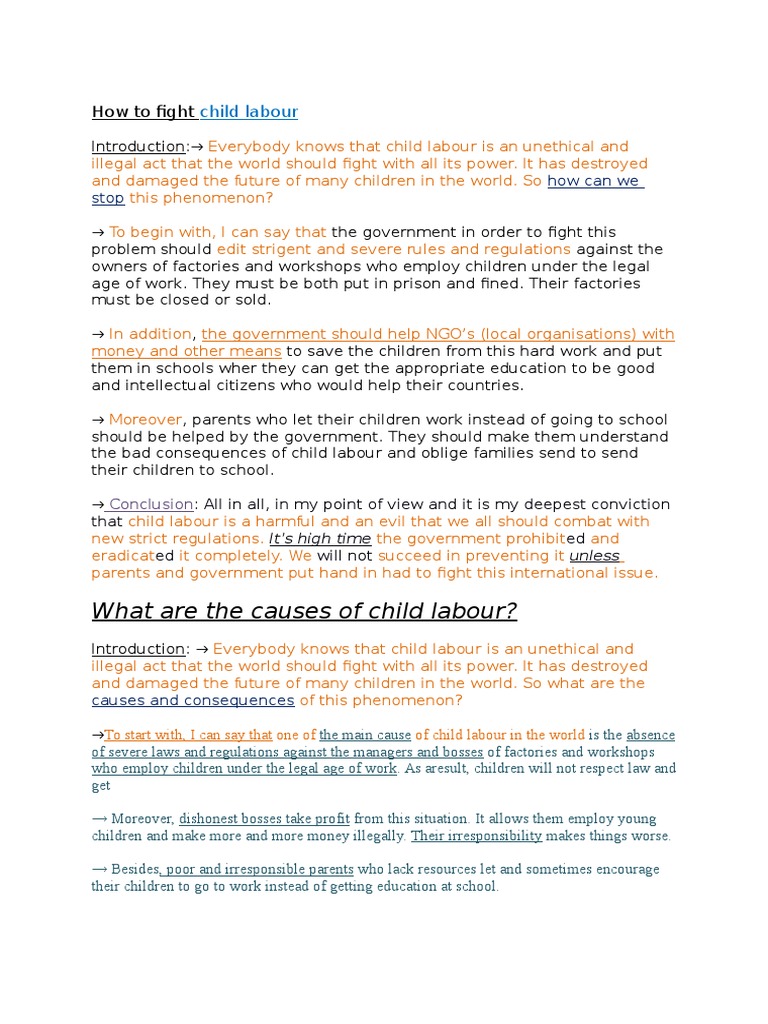 How To Fight Child Labour | PDF | Child Labour | Social Institutions