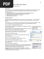 USM Thesis Formatting Guide Template | PDF | Microsoft Word | Software