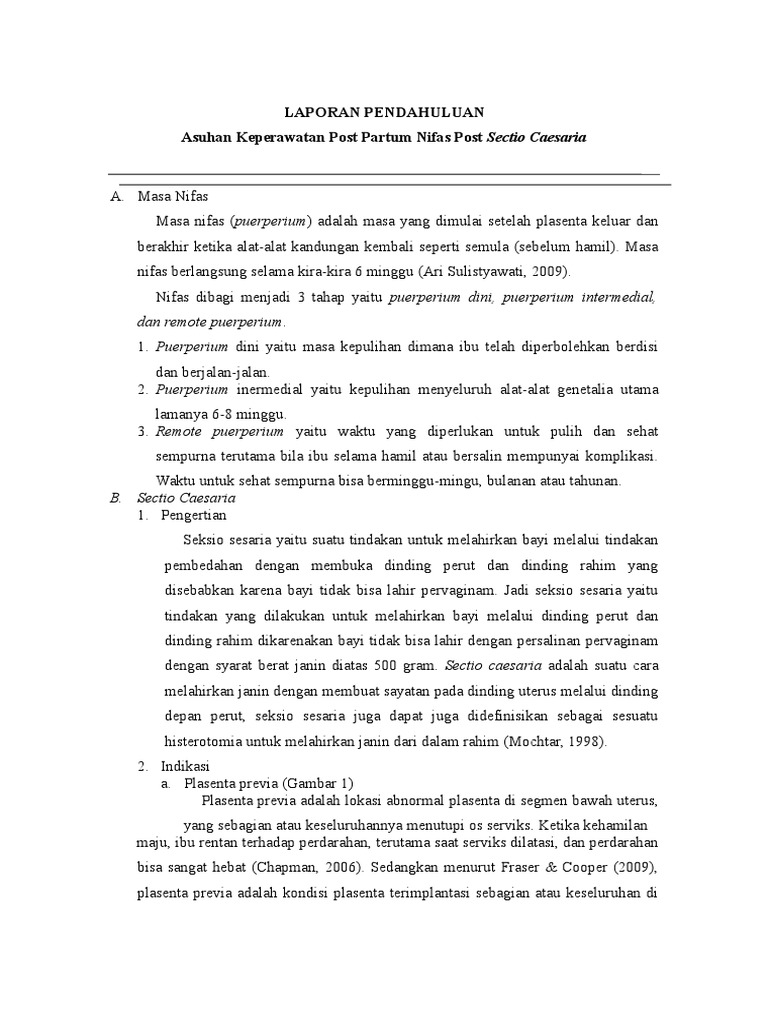 LP Nifas Post SC | PDF