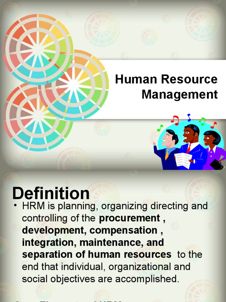 Basics of HRM | PDF | Human Resource Management | Industrial And ...