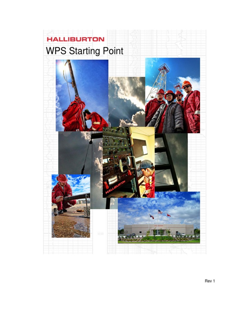 WPS-Starting Point Rev1 | PDF | Petroleum | Natural Gas