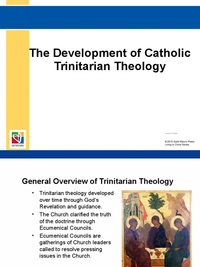The Development of Catholic Trinitarian Theology: Document #: TX004825 | PDF | Christology ...