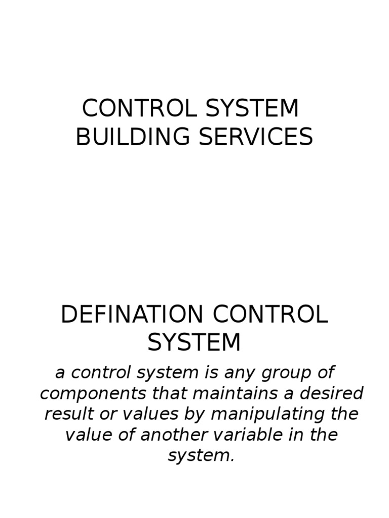 Introduction To Control Systems | PDF | Control System | Mechanical ...