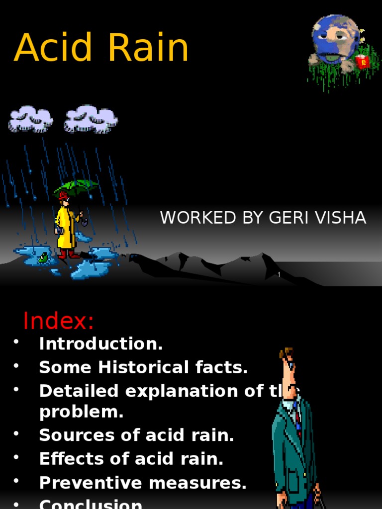 Acid Rain | Download Free PDF | Rain | Sulfur