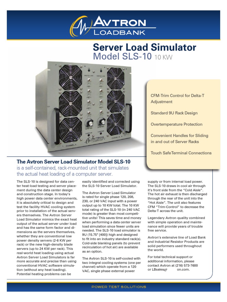 Rack-Mounted Server Load Simulator for Testing Data Center Cooling ...