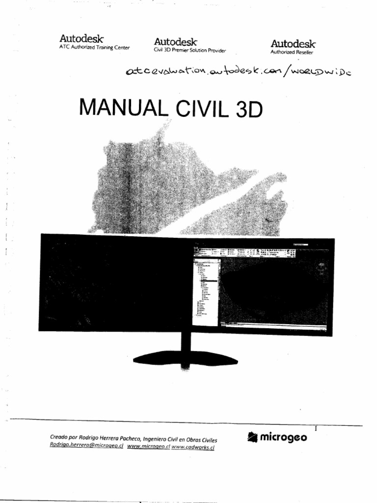 Manual Civil 3D Parte 1 | PDF