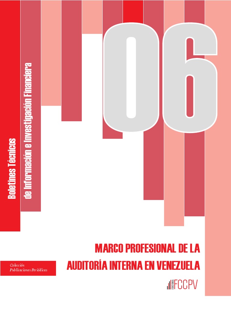 Boletin 06 FCCPV | PDF | Auditoría financiera | Contralor