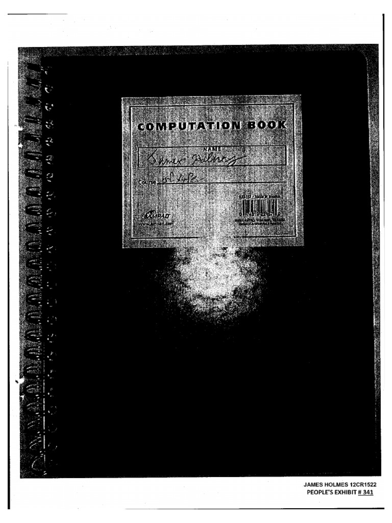 The Notebook of James Holmes | PDF