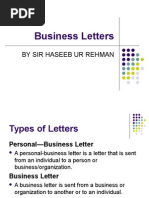 How To Write A Business Letter in Block Form and Indented Form | PDF ...