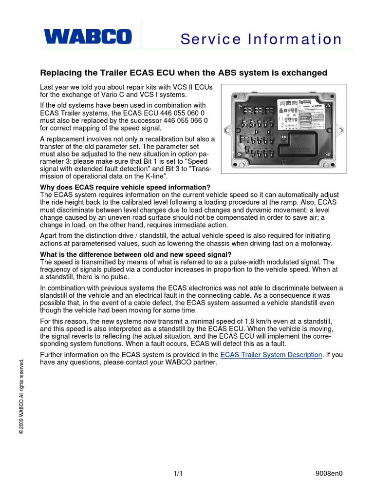 Wabco | PDF | Signal (Electrical Engineering) | Information