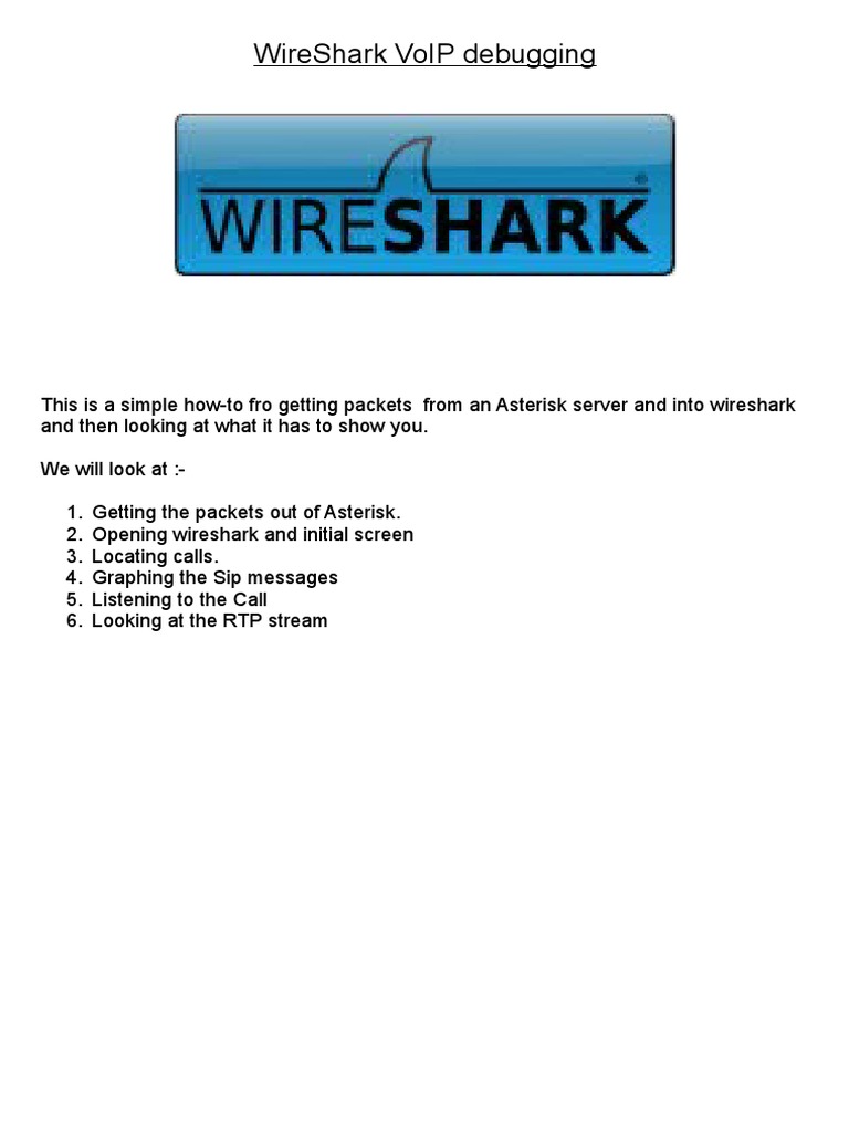 Wire Shark Debug | PDF | Session Initiation Protocol | Voice Over Ip