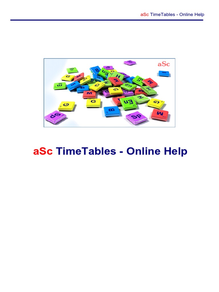 Asc Timetables en P2 | PDF | Classroom | Physical Education