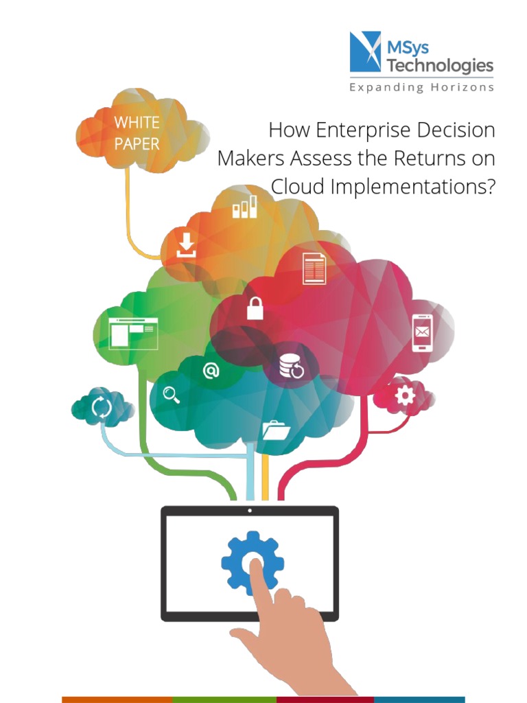 Assessing Roi On Cloud Pdf Cloud Computing Business 1734