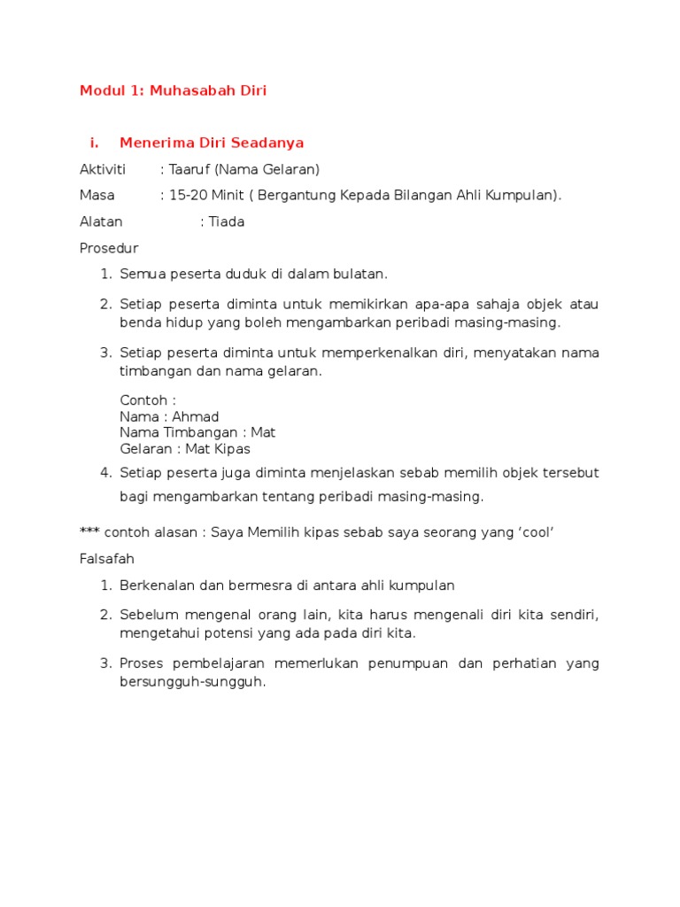 Koleksi Ice Breaking Modul | PDF