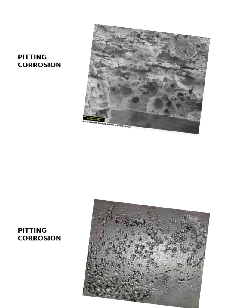 Pitting Corrosion in Carbon Steel | PDF