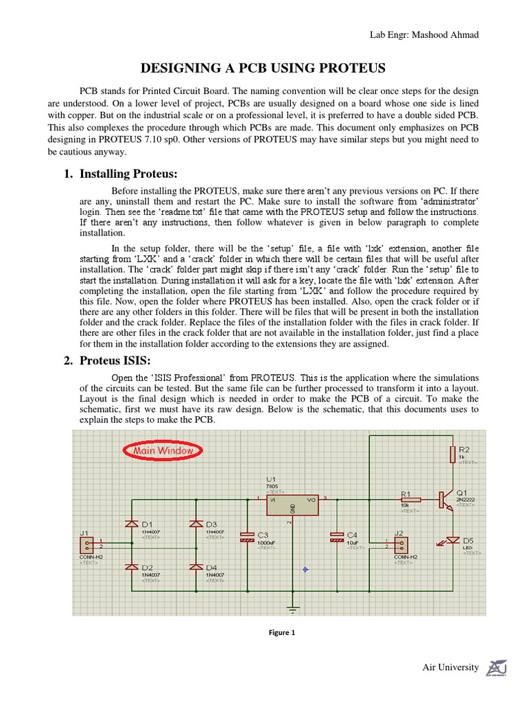PCB Design with Proteus Guide | PDF | Printed Circuit Board ...